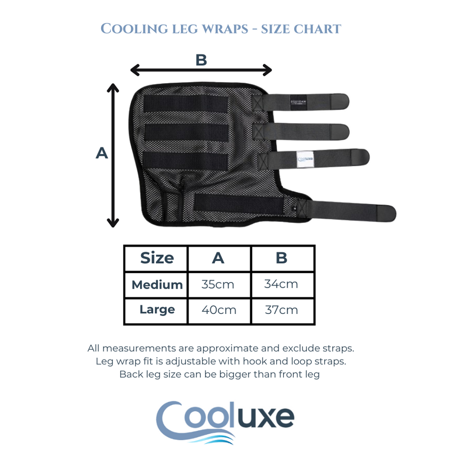 **New** Luxury Horse Cooling Leg Wraps – Equidaw of London